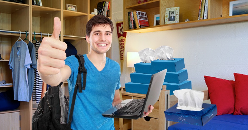 Perfectly Healthy Freshman Male Sure Is Going Through A Lot Of Tissues ...